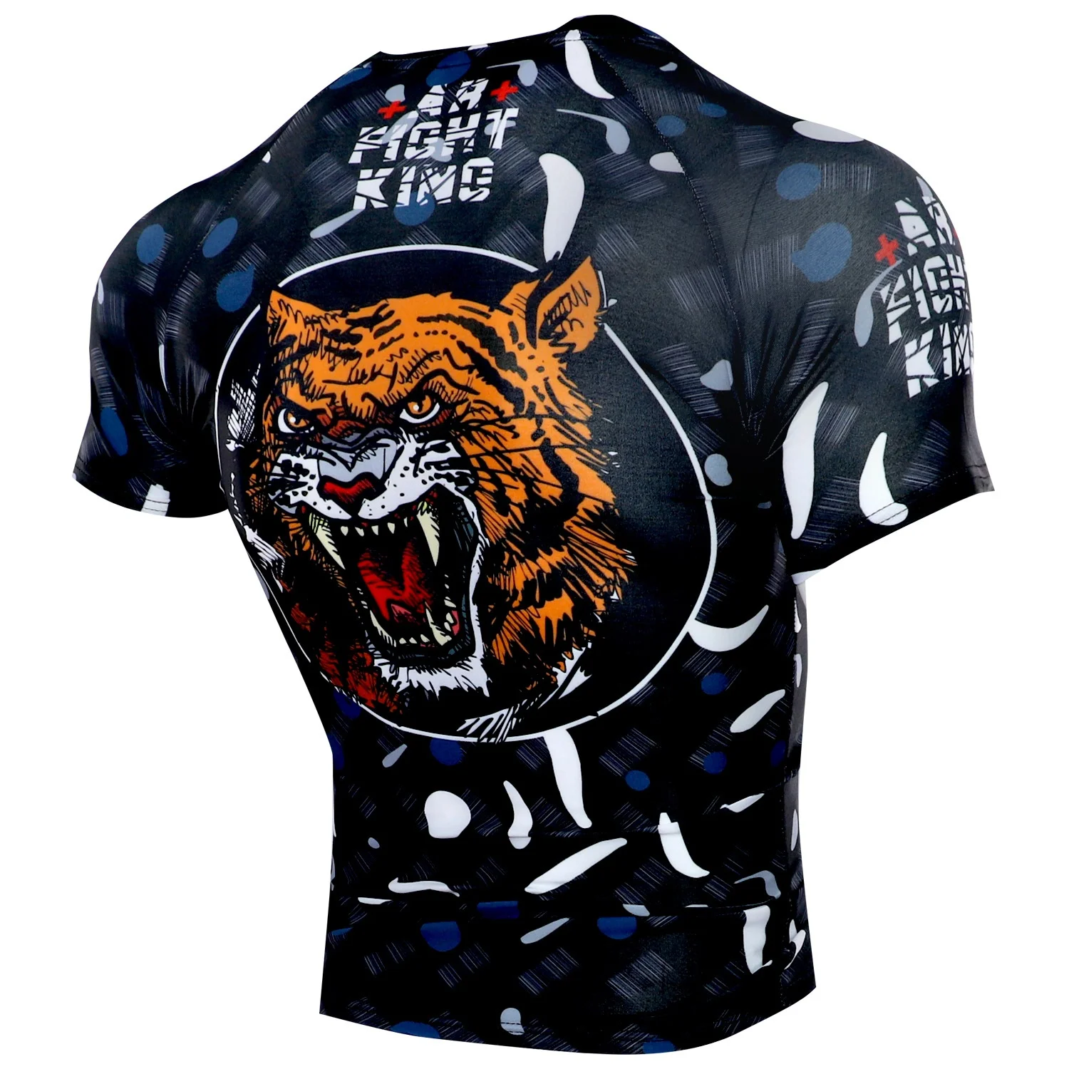 Custom Short Sleeve Surf Logo Mma Bjj Compression Shirt Sublimated Jiu ...