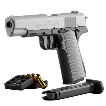 1911 Hot Selling Revolver Soft Bullet Safe Metal Realistic Jump ...
