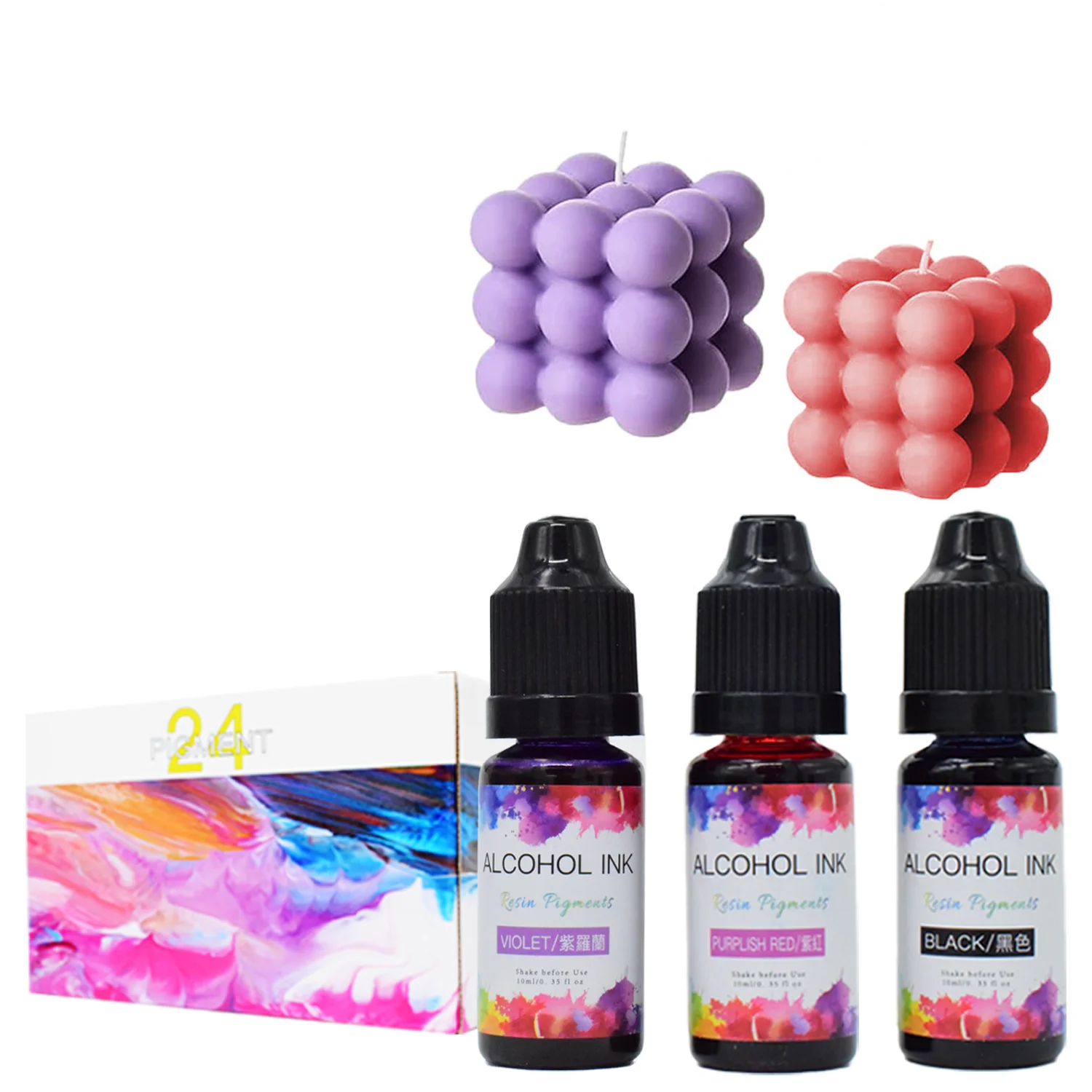 Alcohol-based Liquid Pigment 10ML/Bottle Epoxy Resin Highly ...