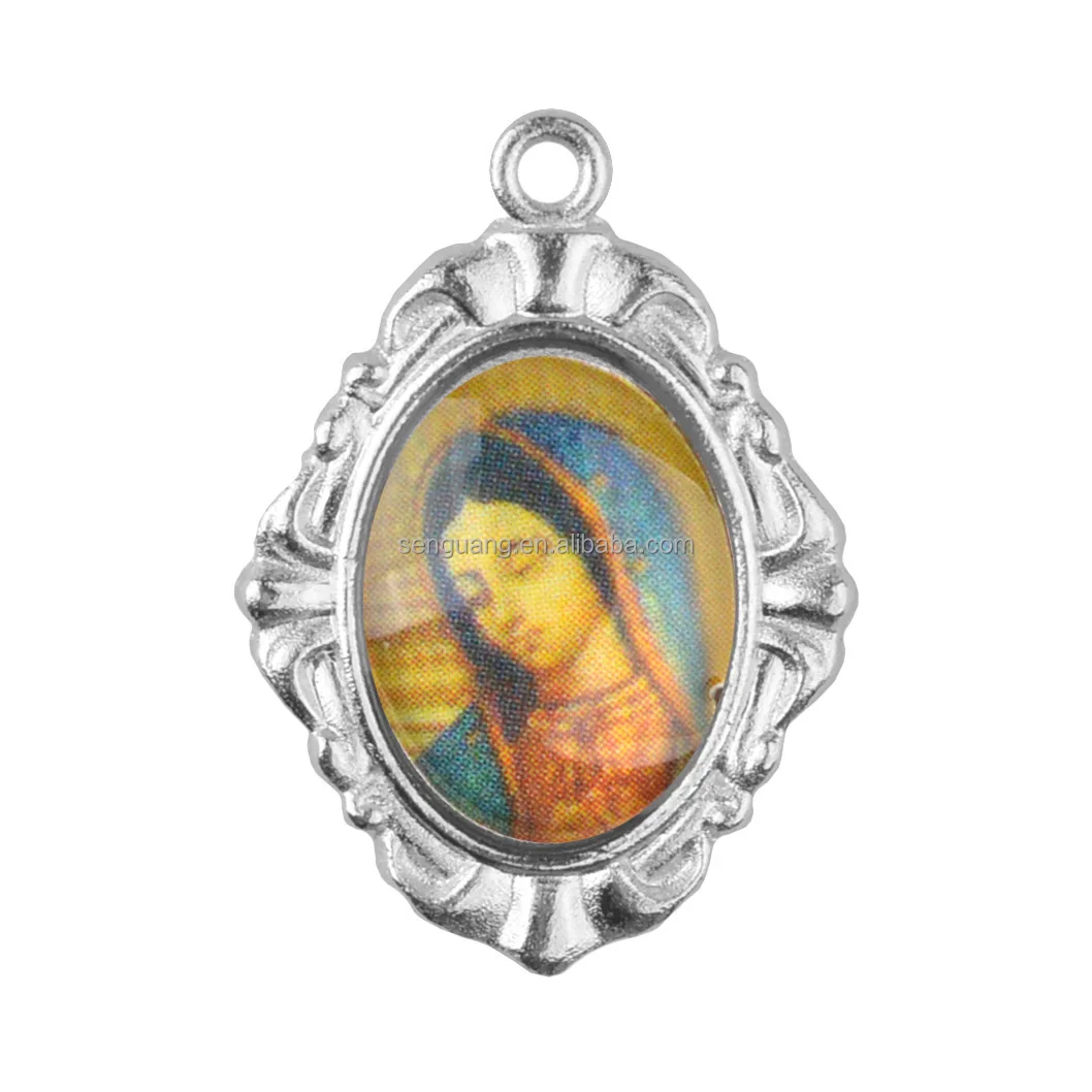 Catholic Metal Pendant Mix - Holy Family & Saints Charms