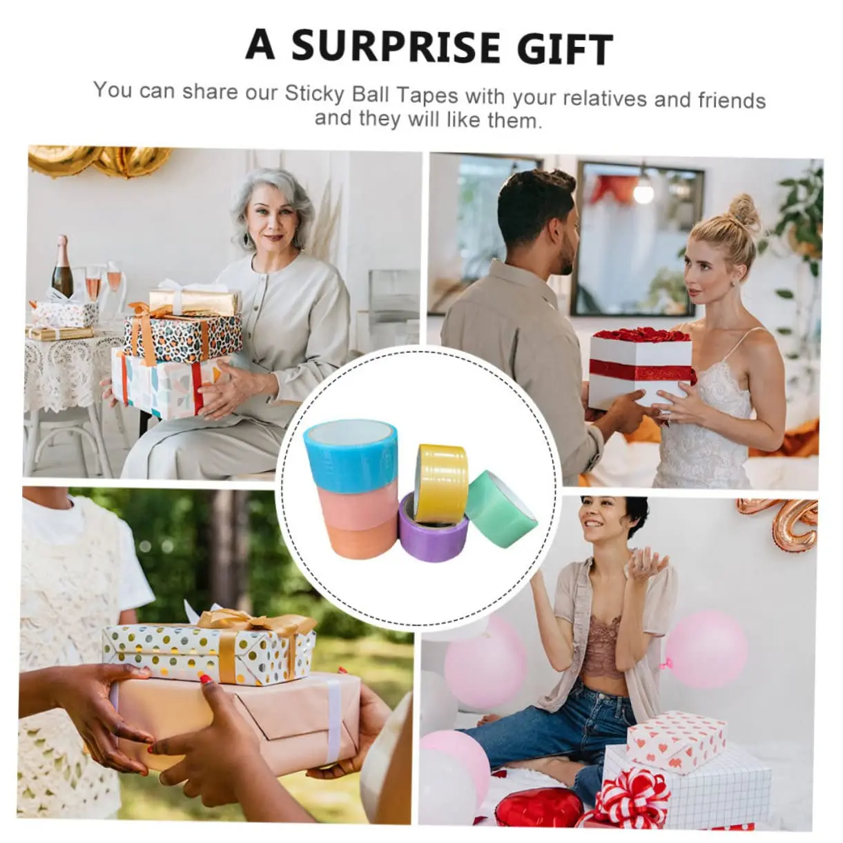 Acrylic Adhesive Double Sided Bopp Ball Tape Waterproof Hit Stress ...