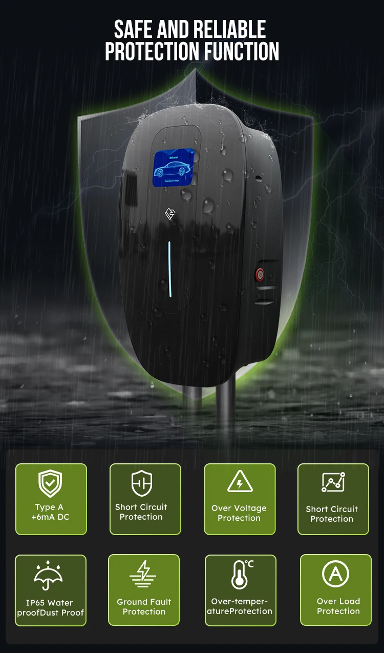 Dlb Load Balancing Ev Charger Stations Electric Vehicle Car Charger 7kw ...