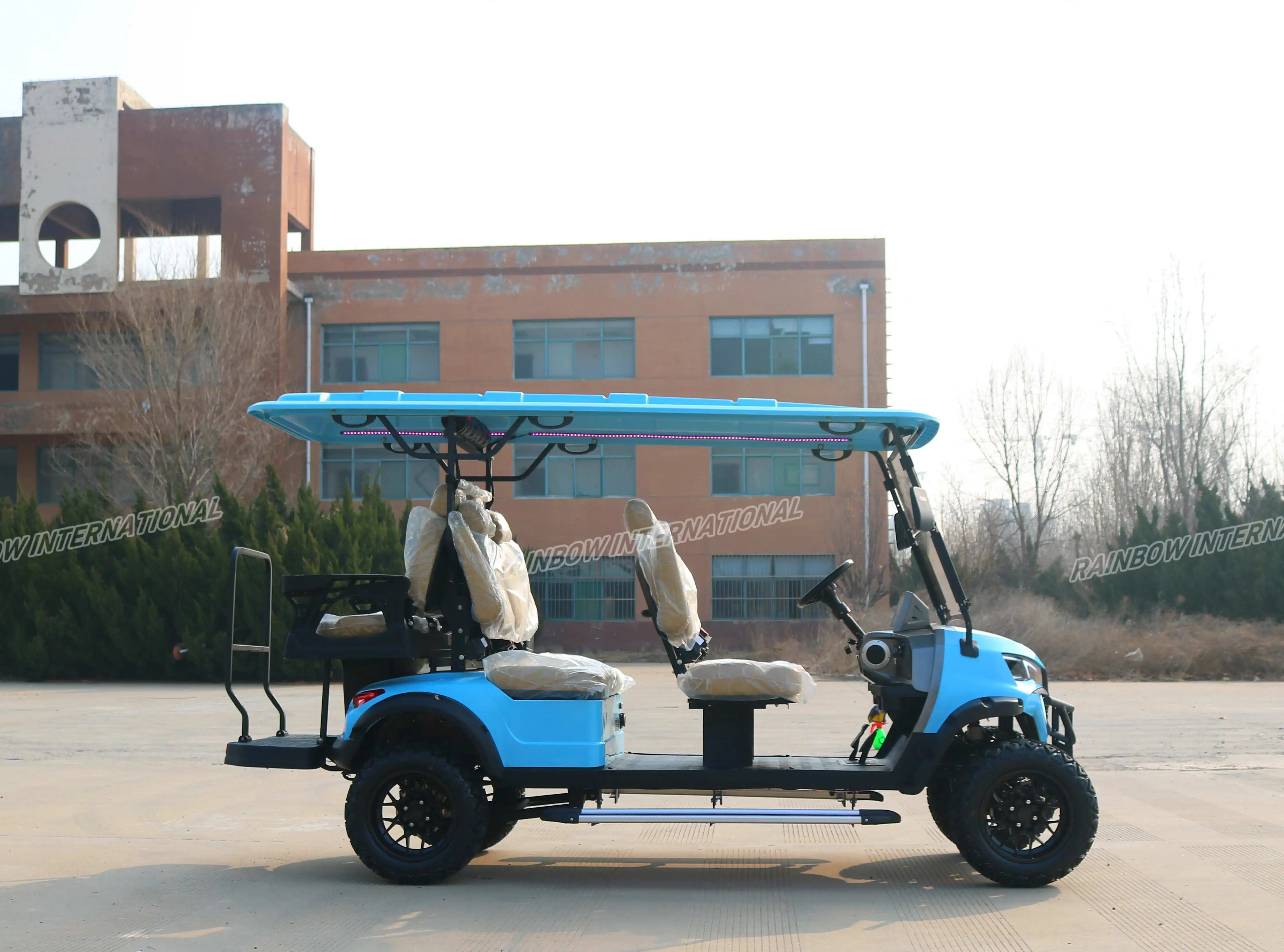 Street Legal Electric Golf Cart Golf Buggy 4 Seater 72V Battery Lithium ...