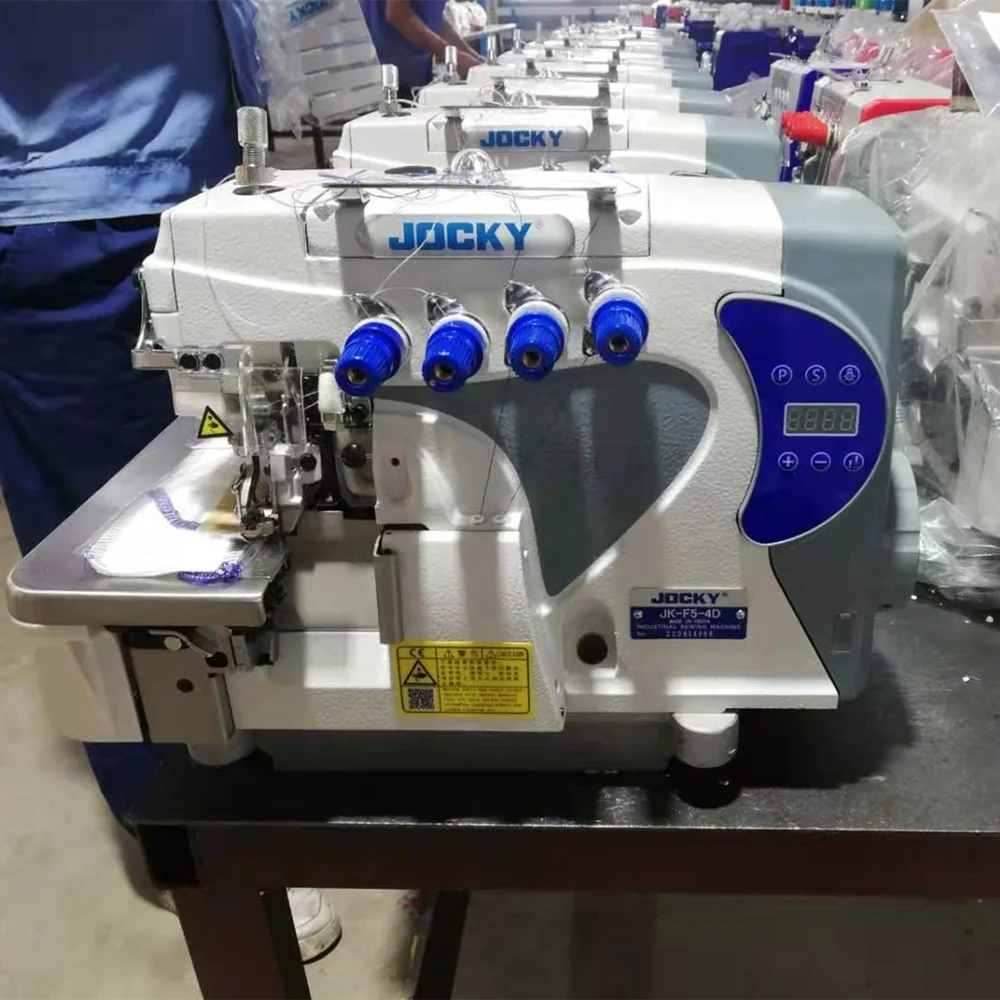 Jk-f5-4d Direct Drive Overlock Machine 4 Thread Overlock Sewing Machine ...