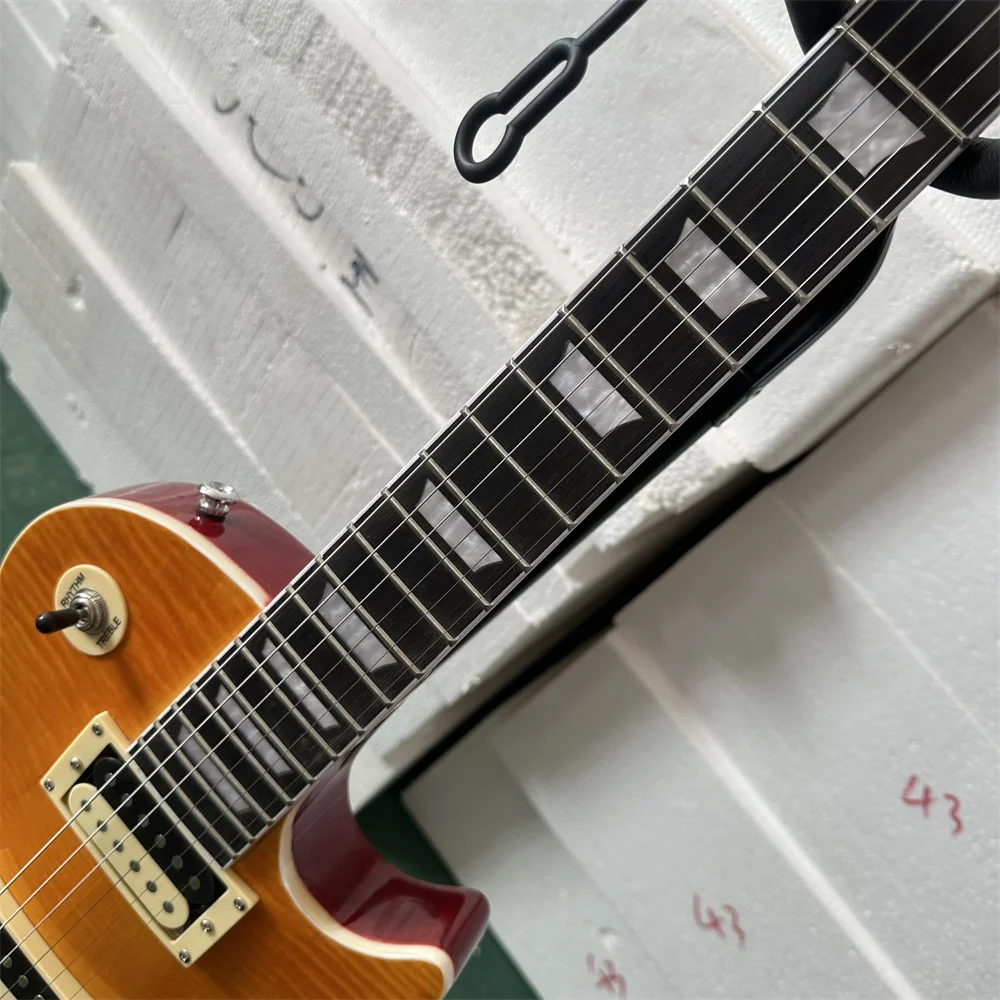 Factory Directly Lp Gold /bule/white Color Electric Guitar With Pickups ...