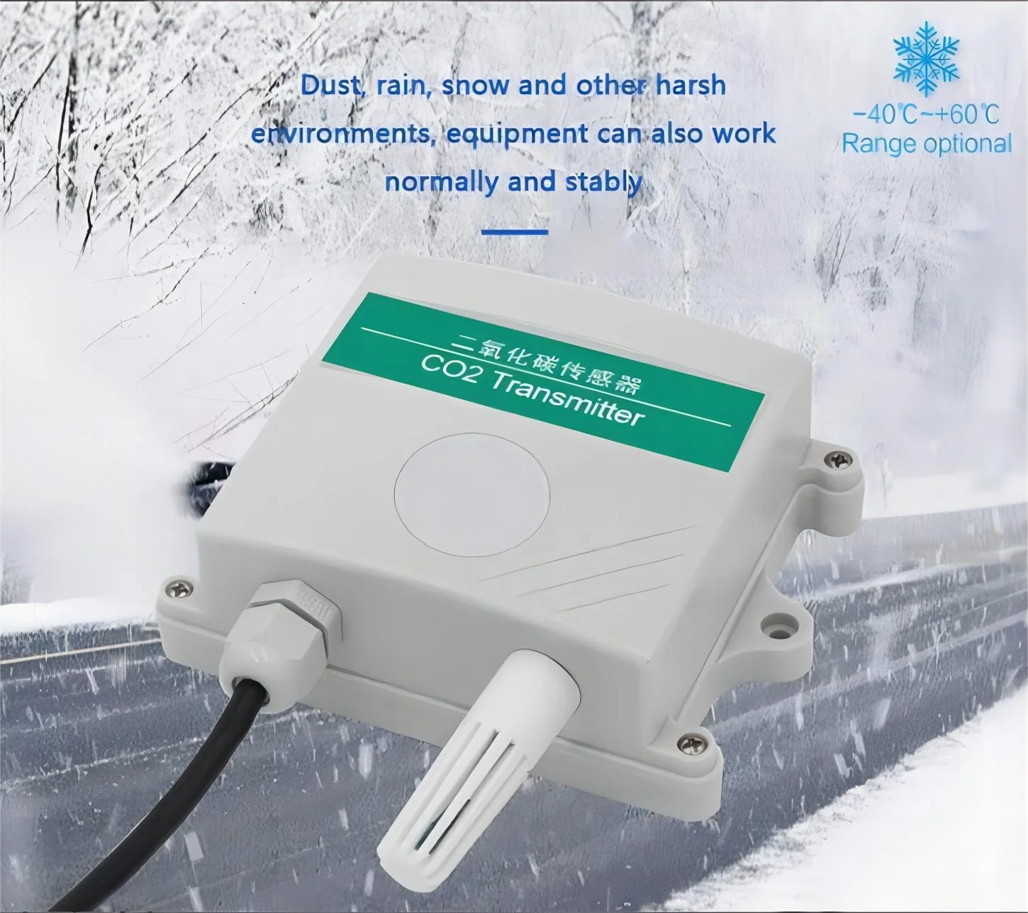 CO2 Sensor for Greenhouses - Precision Environmental Monitoring