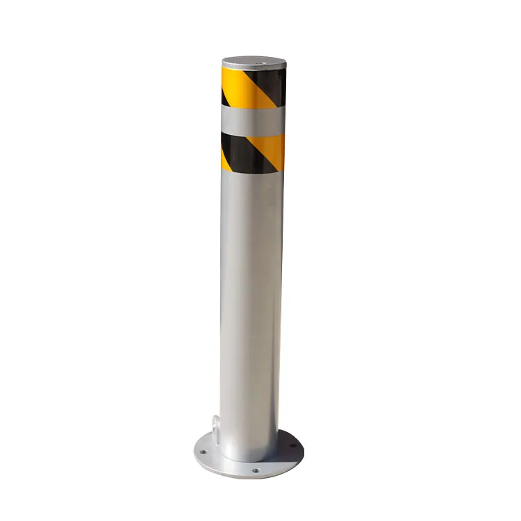 Outdoor Car Parking Posts Driveway Pavement Crowd Metal Bollard Outside ...