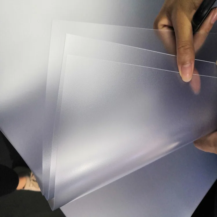 Hsqy New Arrivals Transparent Pvc Rigid Film Different Thickness Matte Surface Pvc Clear Sheet ...