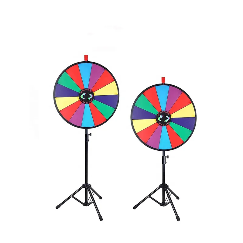 Wheel of Fortune Wheel Spinner - Standing Spinning Prize Wheel