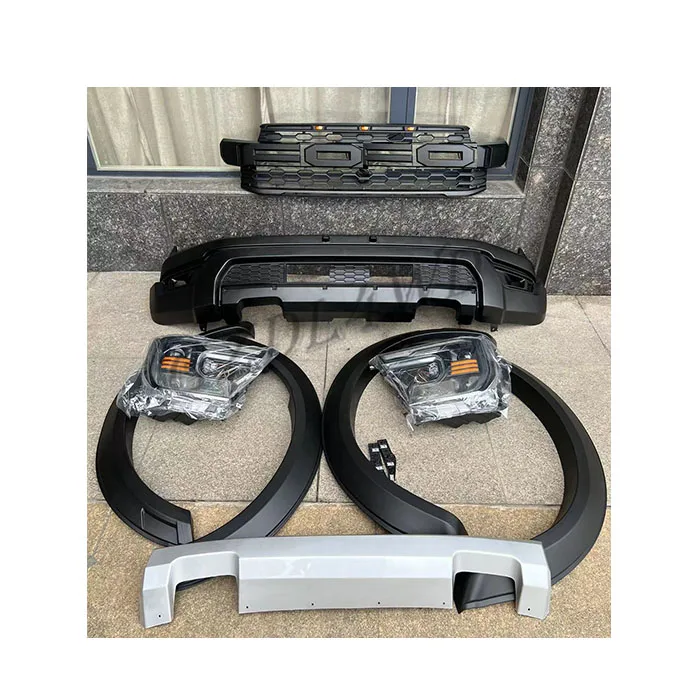 Gzdl4wd Front Bumper Facelift Body Kits For Ranger T6 T7 T8 Upgrade To ...
