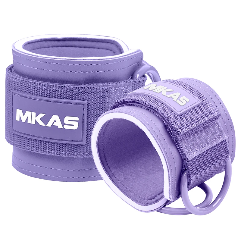MKAS Ankle Straps - Adjustable Gym Weightlifting Protection