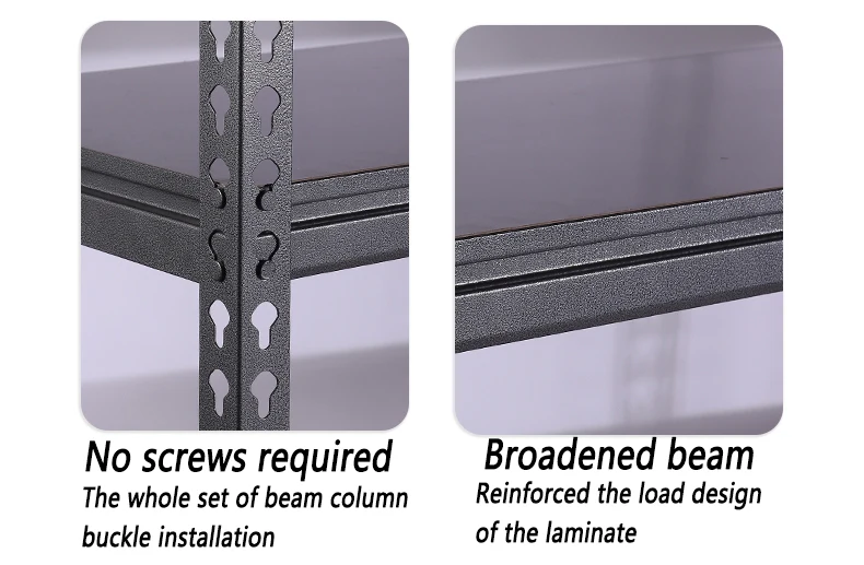 Yunbang Angle Steel Shelf Display Rack Light Storage Household Storage ...