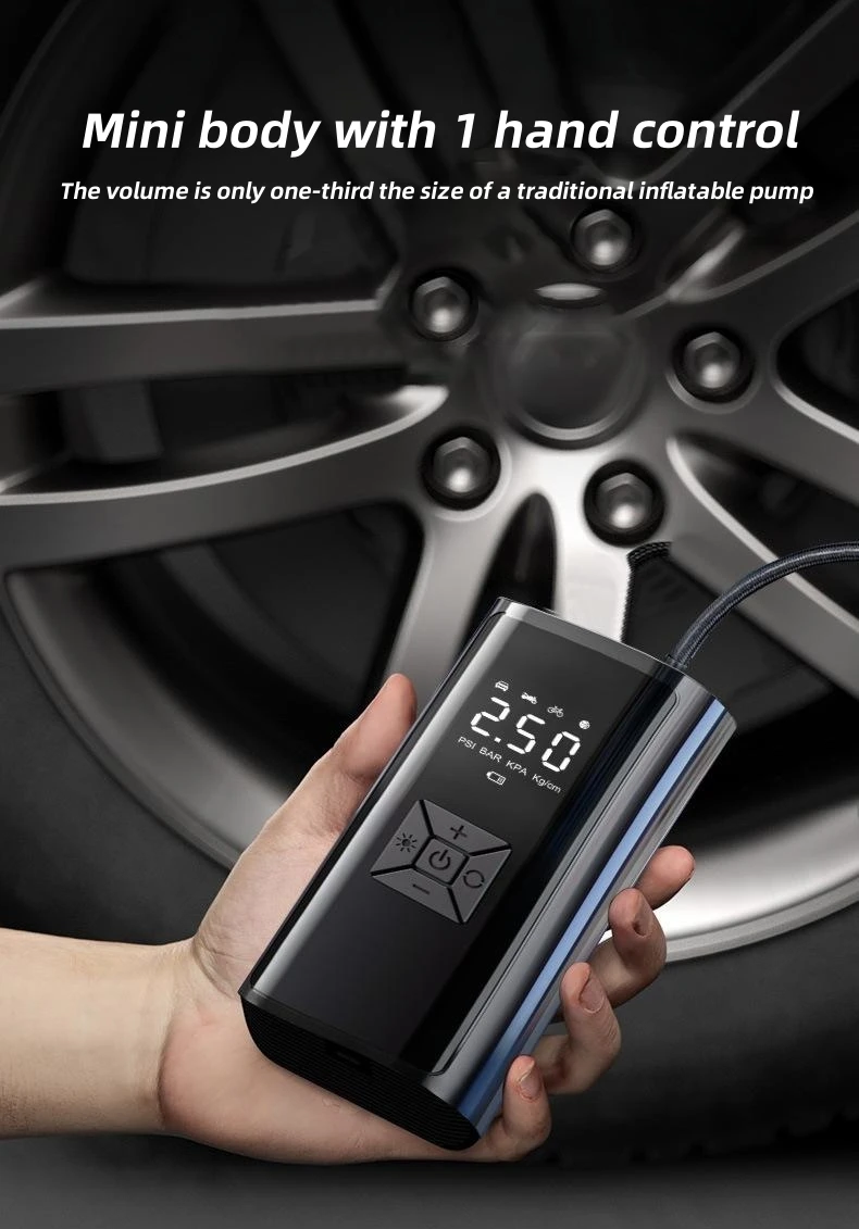 Wireless Led 12v Tire Inflator Digital Automatic Tire Inflators ...