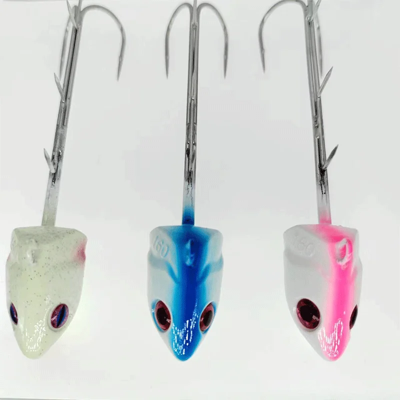 Metal Jigging Luminous Bait - Tenya Jig Head Hairtail Hook