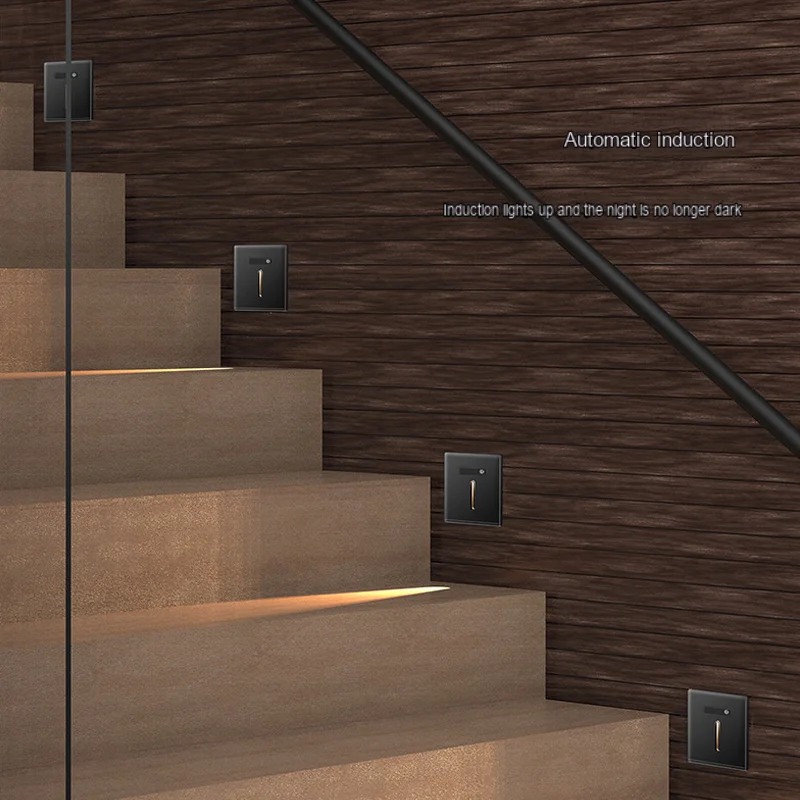 3w Smart Light Control Induction Wall Light Household Stair Aisle Human ...