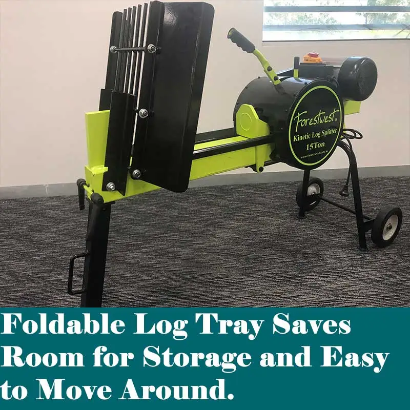 15T Electric Log Splitter - Kinetic Rapid Firewood Splitter