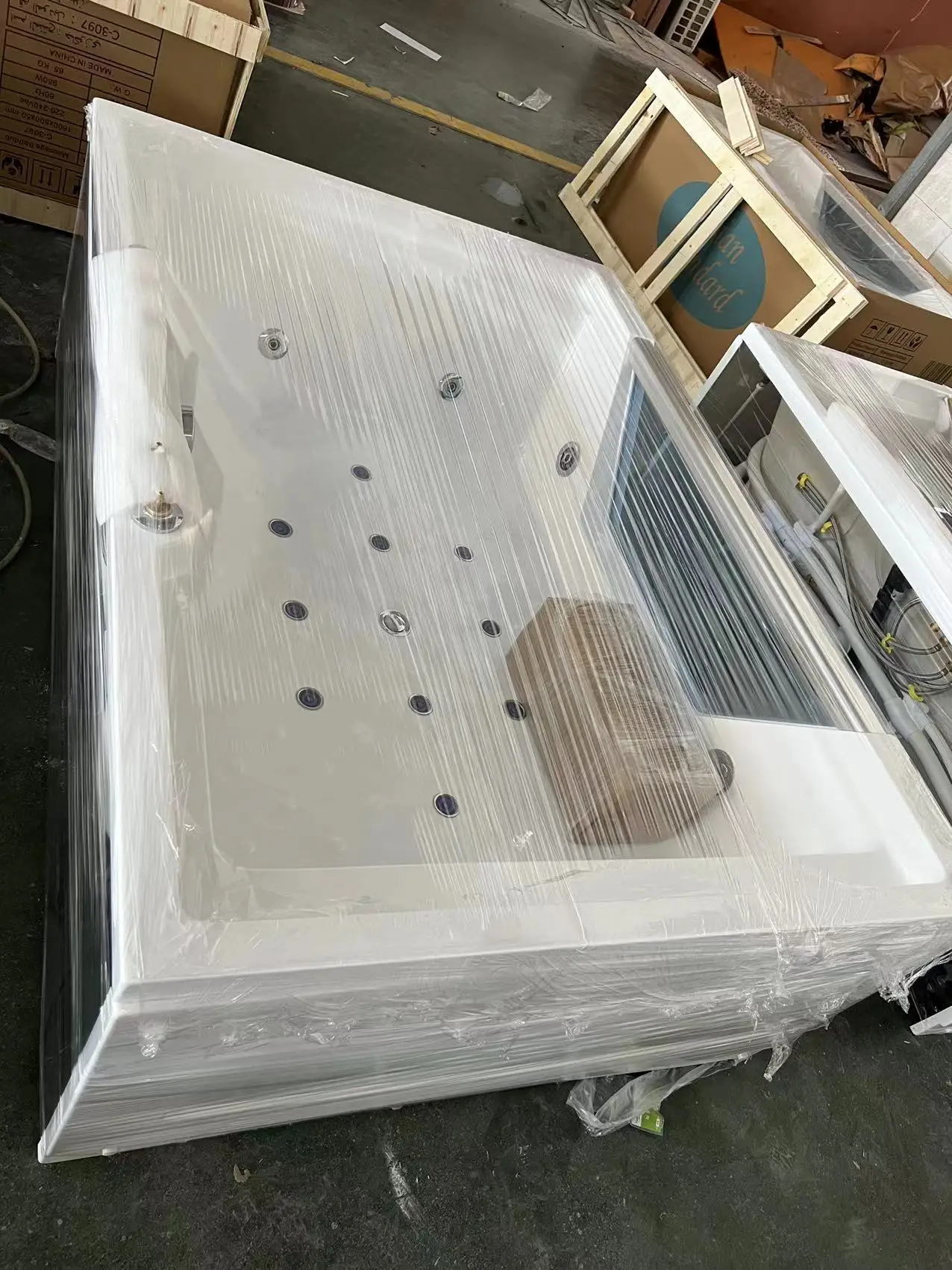 Customized Cold Plunge Athlete Ice Machine Bathtub Spa Massage Tub Bath ...