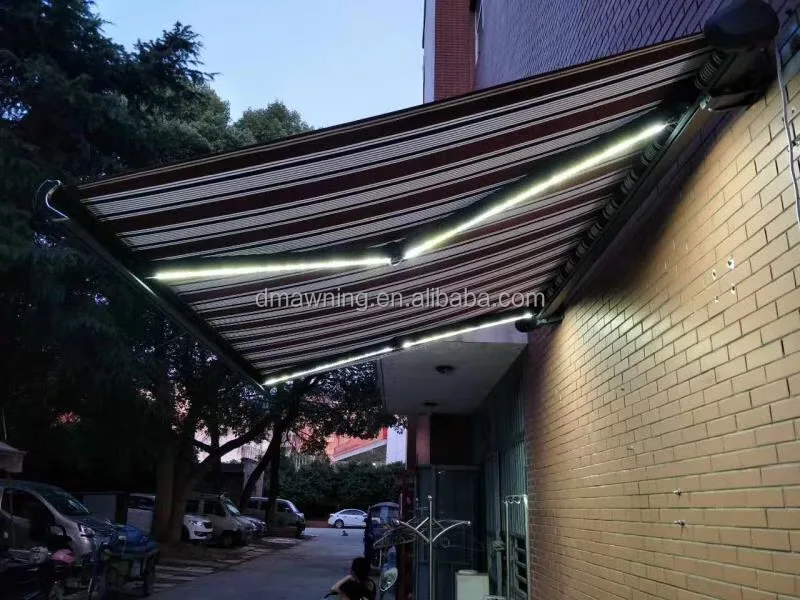 Full Cassette Awning Patio Canopy Retractable Side Awning Customized Size