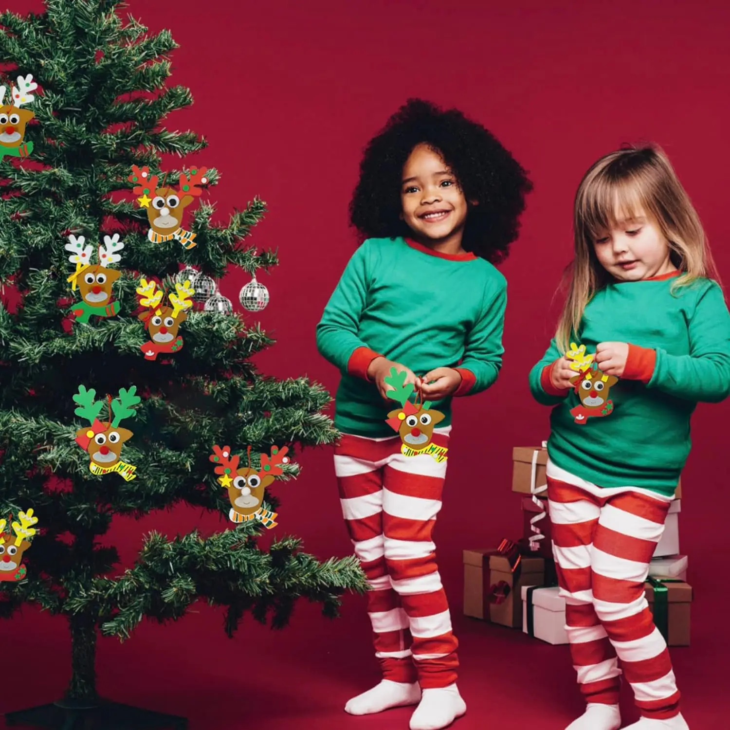 Hot Selling DIY Christmas Reindeer Craft Making Kit New EVA Foam ...