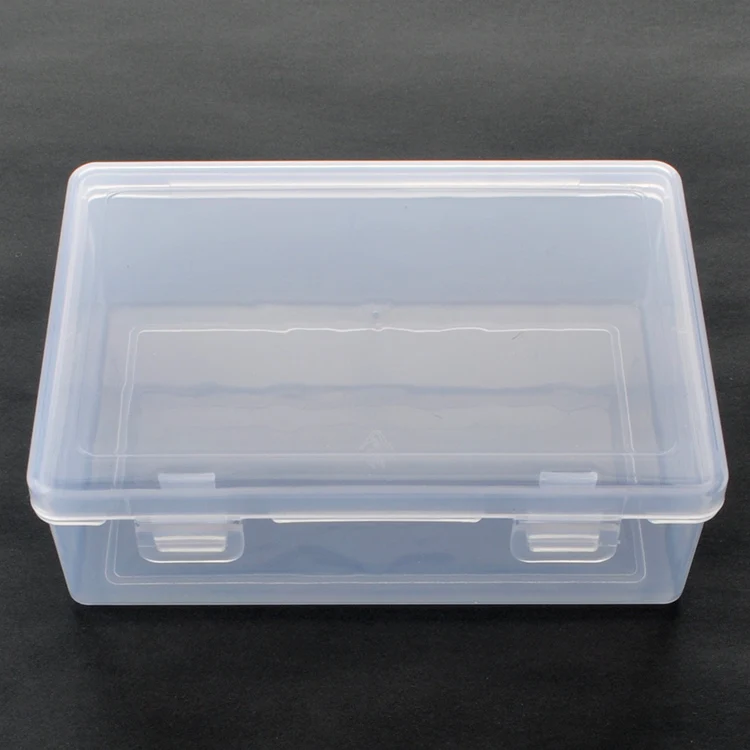 Rectangular Plastic Boxes Empty Storage Organizer Containers With ...