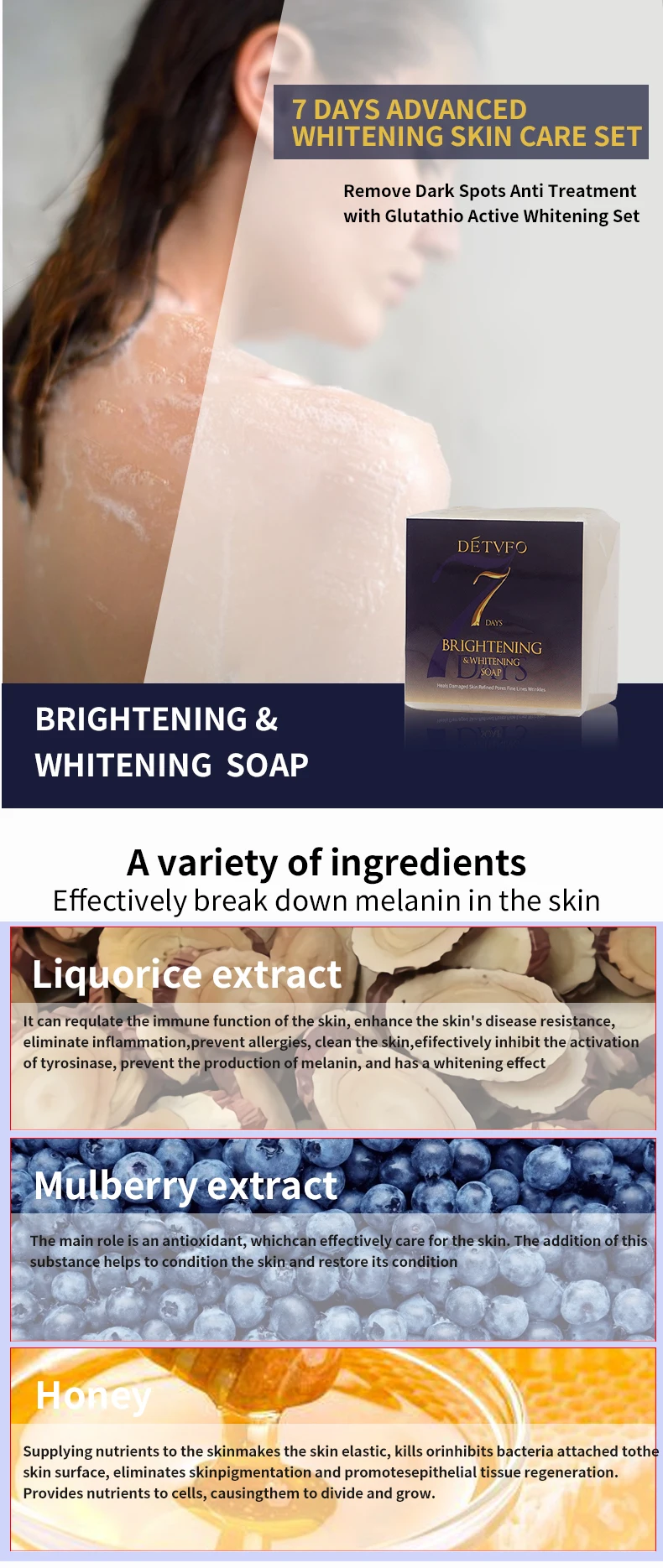 DETVFO Whitening Cream - Remove Dark Spots in 7 Days