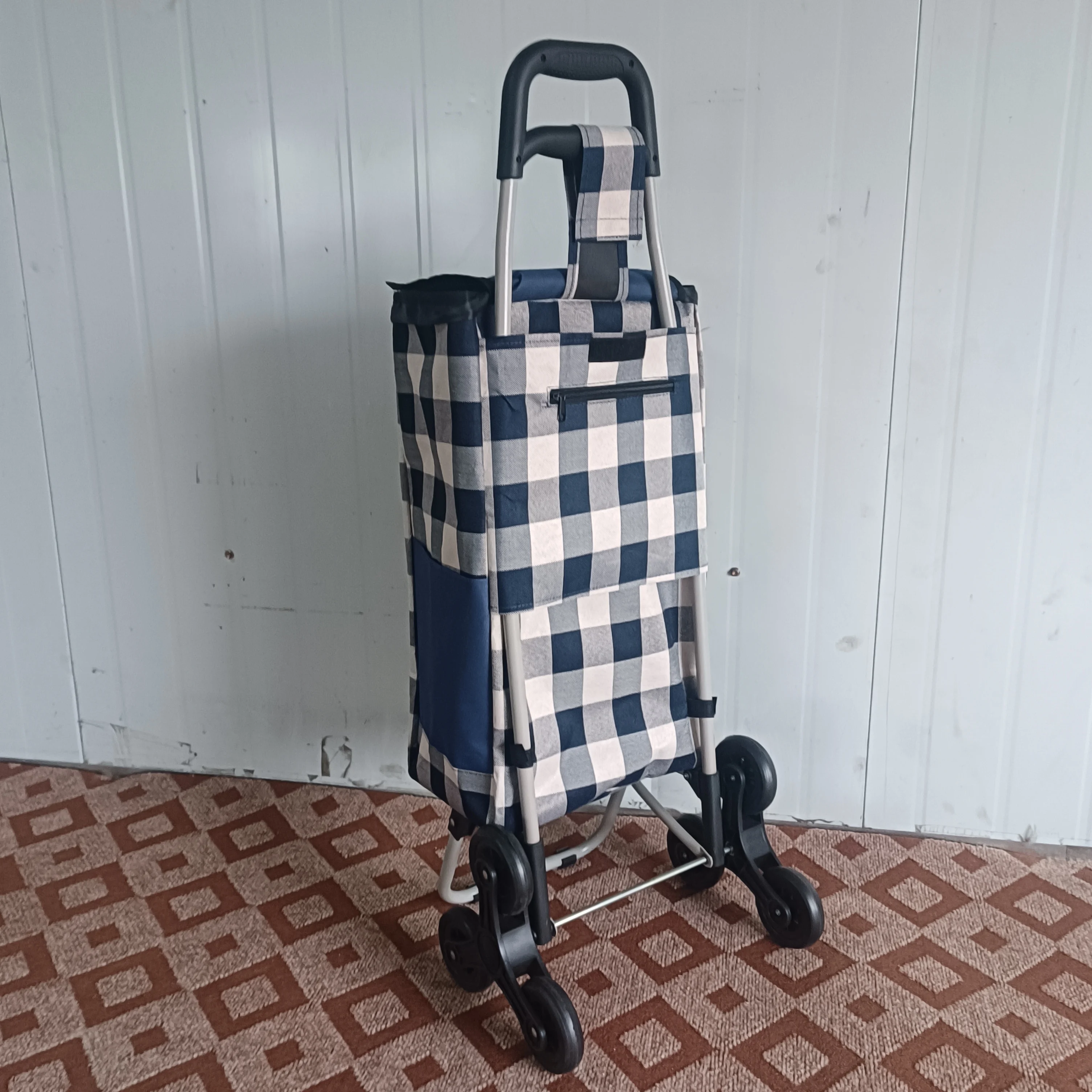 Customize Foldable Supermarket Trolley Shopping Bag