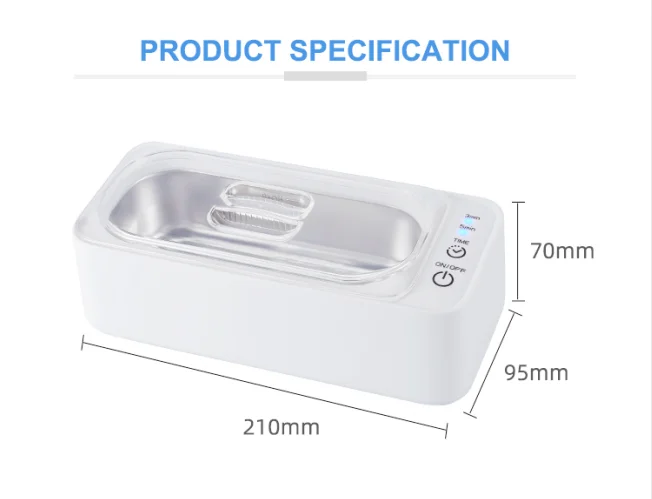 Home Electronic Portable Ultrasonic Cleaner 350ml High Frequency ...