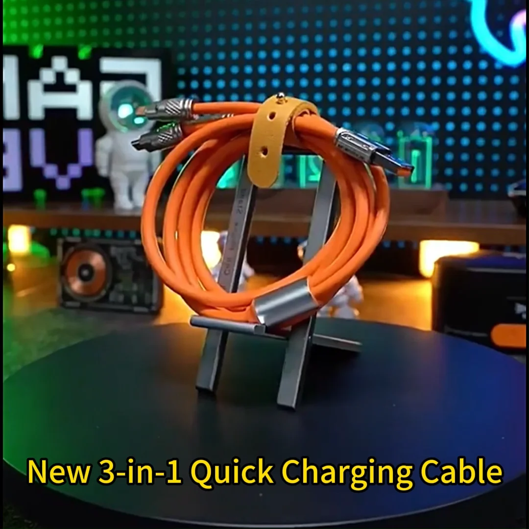 Factory Customized Multiple Charge Cord 3 In 1 Multi Charging Cable ...