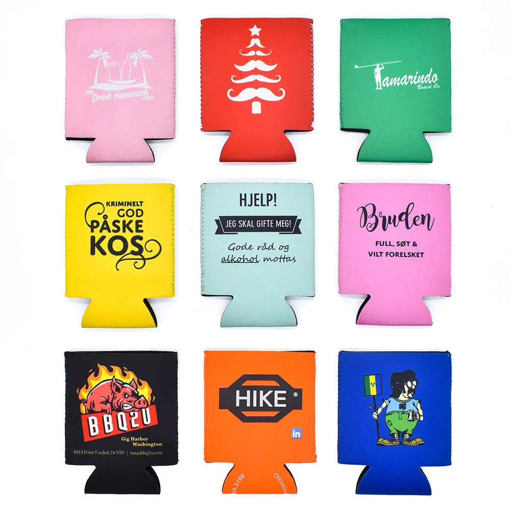 Promotional Stubbie Drink Slap Wrap Coozies Neoprene Water Bottle ...