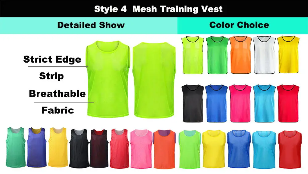 Cheap Custom Sports Pennies Football Wholesale Training Vests