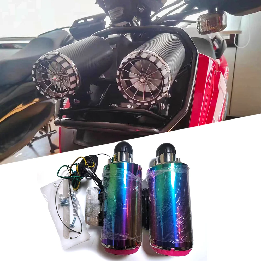 Electric Motorcycle Car E-bike Audio Bluetooth Subwoofer Plated Audio ...