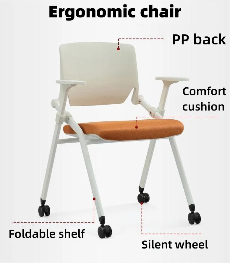 Movable Reception Visitor Conference Mesh Office Chair Modern Waiting ...