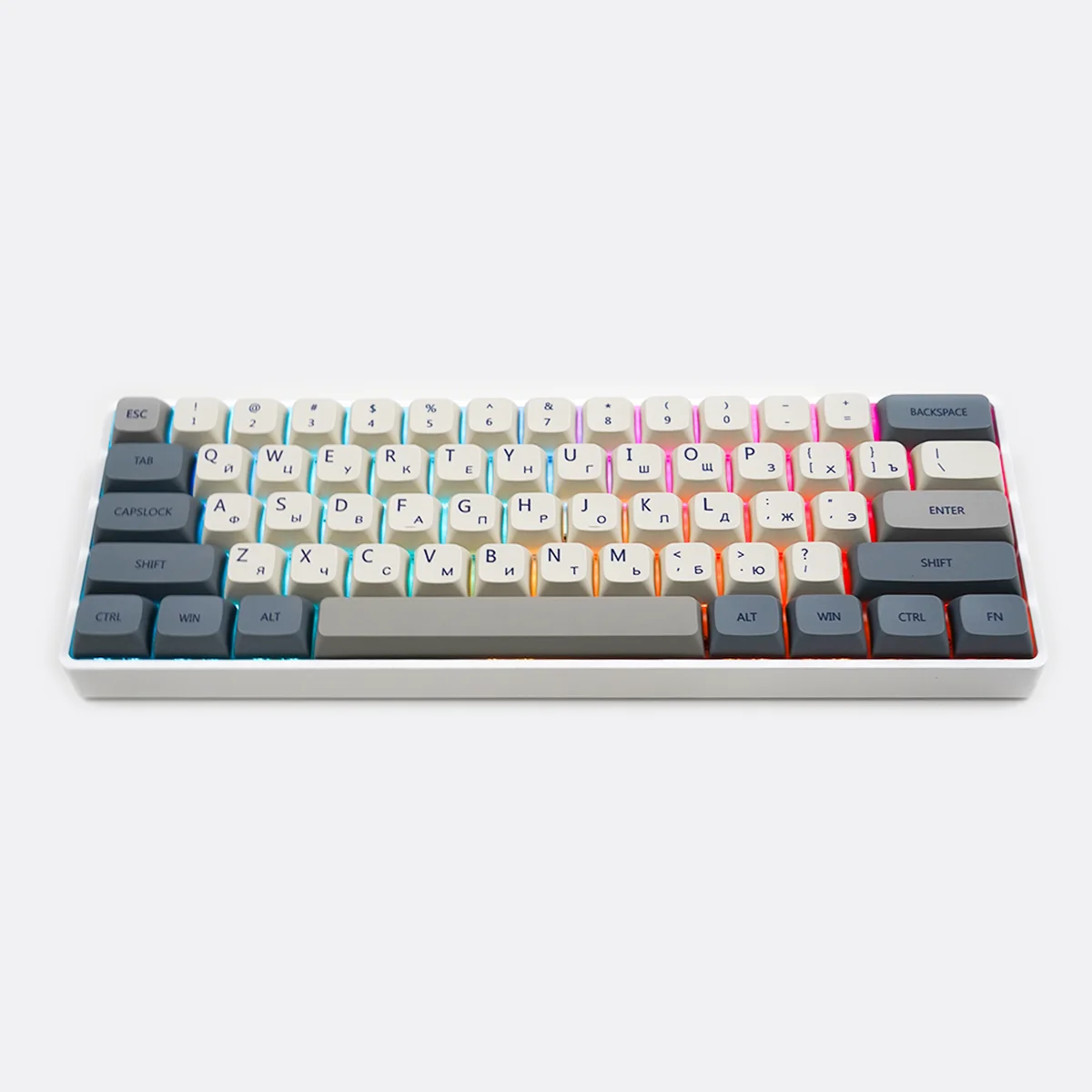 Mathew Tech Mk61 60% Wireless Rgb Gaming Keyboard 61 Keys Compact ...
