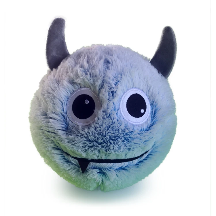 24 Inch Monster Fabric Inflatable Plush Ball - Fuzzy Toys