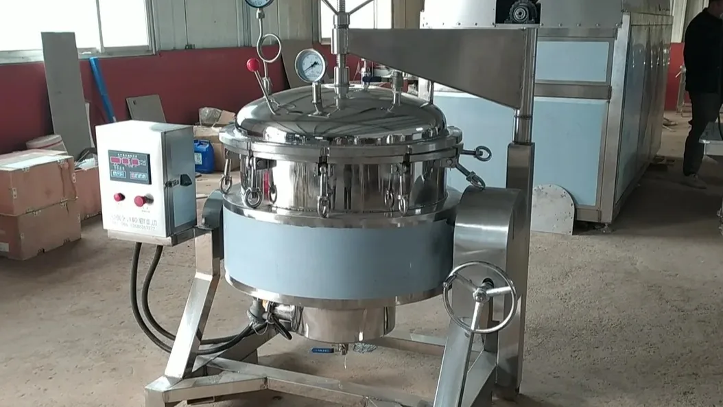 Industrial 100-1000 Liters Automatic Steam Boiling Autoclave Meat ...