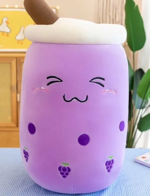 Botu Boba Plushies Bubble Tea Plush Toys Kawaii Plush Cup Shaped Pillow ...