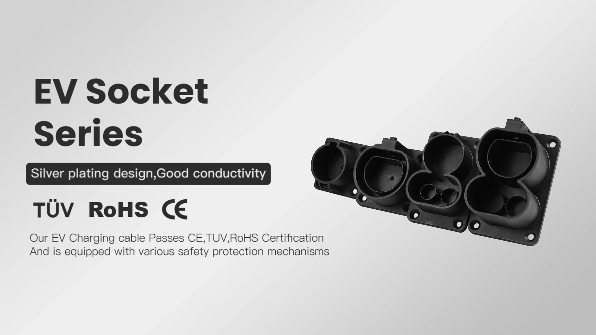 Ccs1 Combo Dummy Socket Ev Charging Plug Holder Electric Vehicle Fast Car Charging Station Dummy