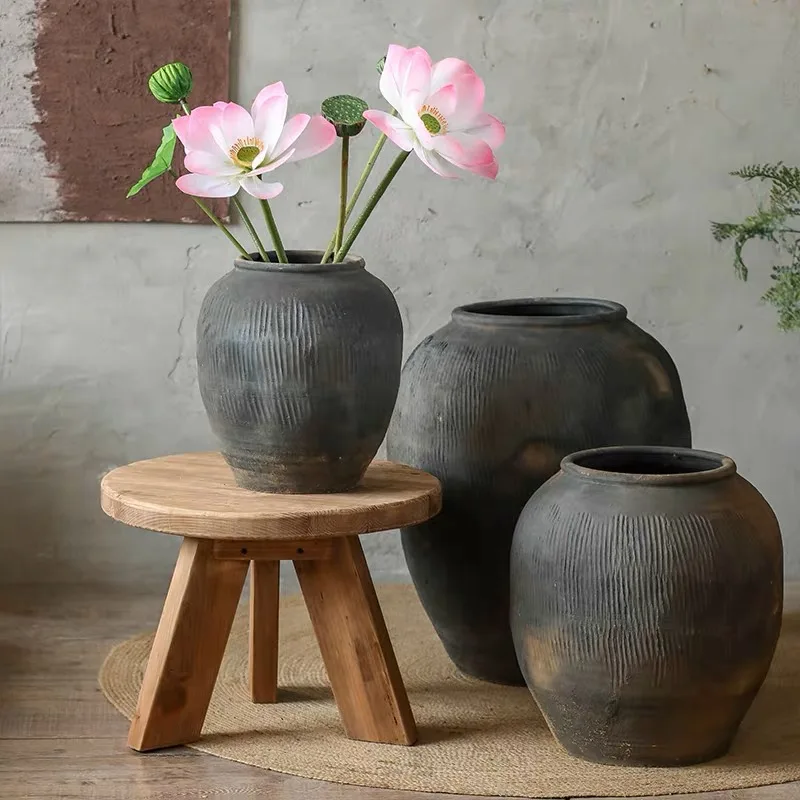 Rustic Vintage Terracotta Planter Flower Pots for Home