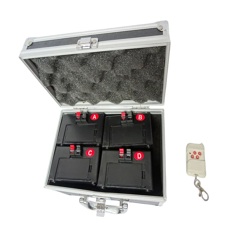 4 Cue Cold Pyro Electric Igniters Base Rotate Swing Switch Wheel ...