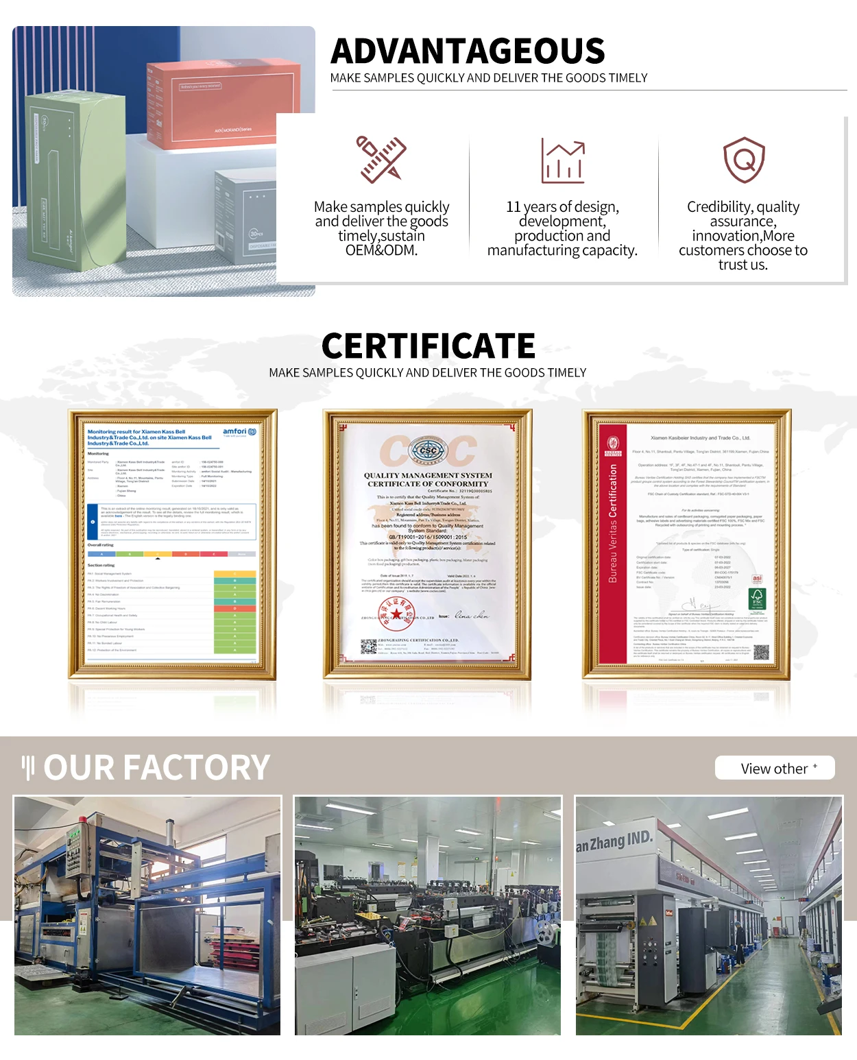 Factory Customized PP Disposable Food Blister Inner Tray Packaging Box ...