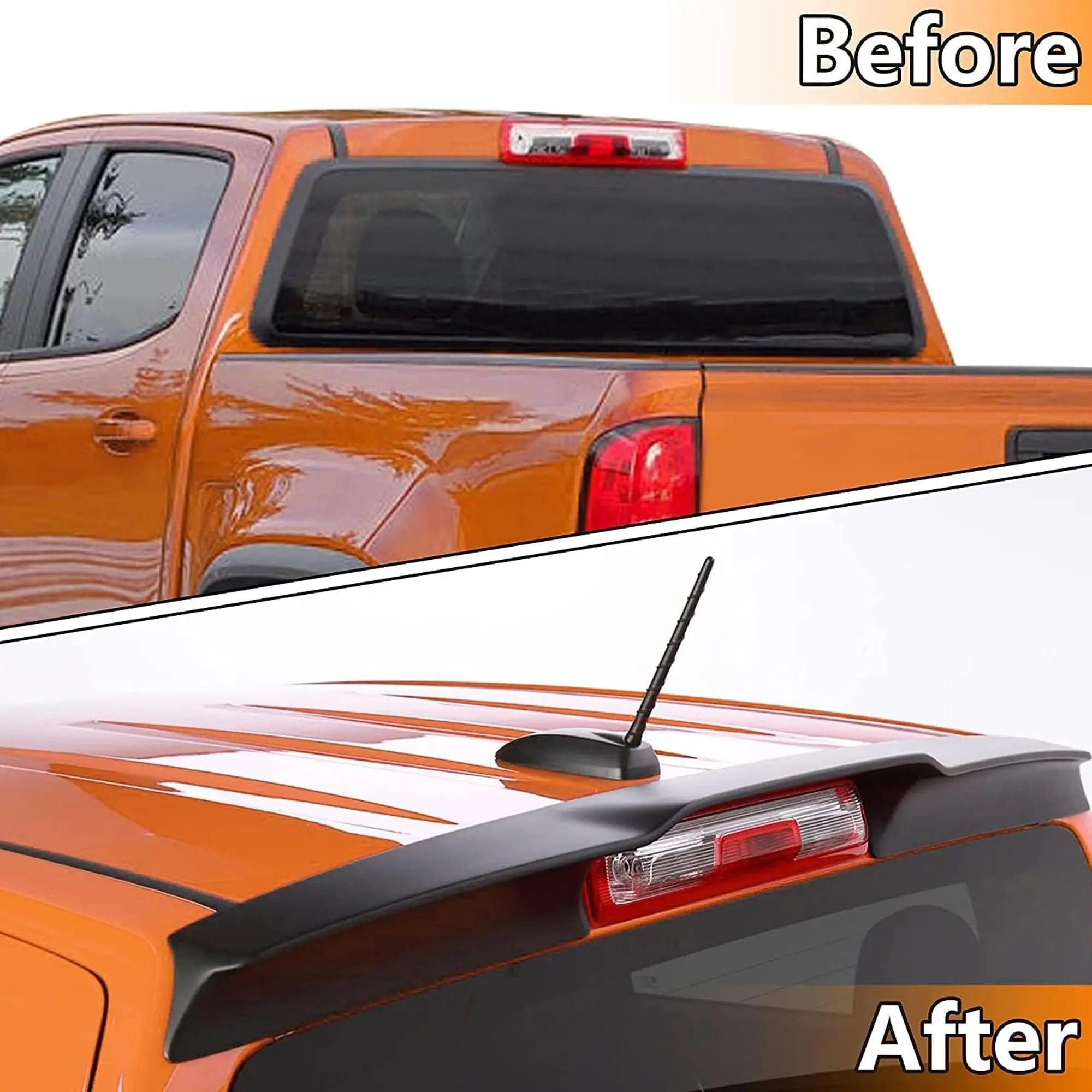 Rear Cab Roof Spoiler Wing for 2014-2021 Chevrolet Colorado