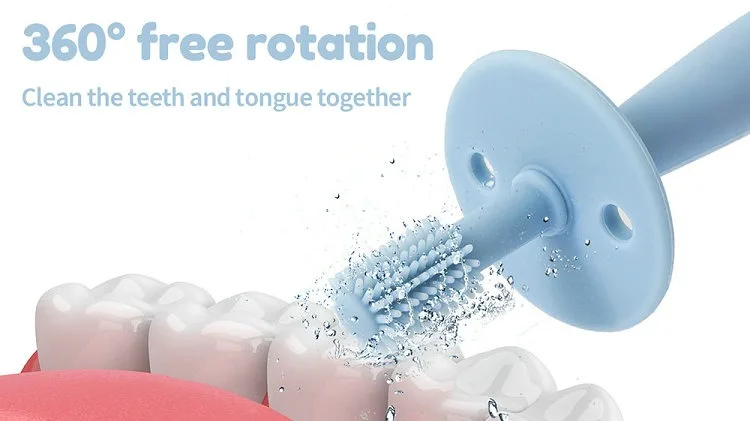 New Design Bpa Free Infant Toddler Baby Tooth Brush 360 Cleaning Soft ...