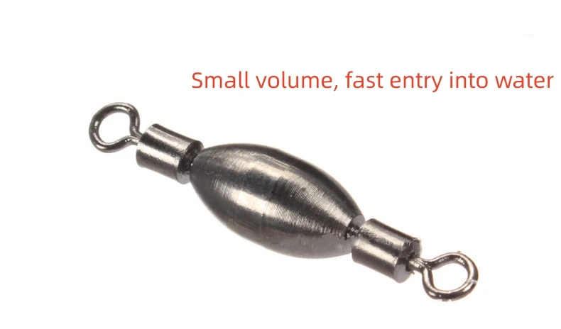 New Durable Rolling Swivel Copper Metal Fishing Line Baits Connector ...