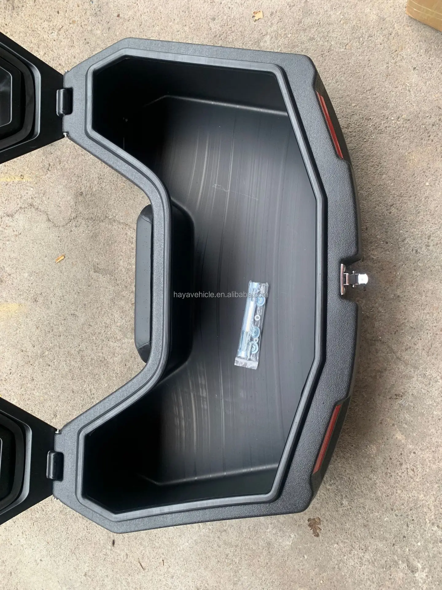 Electric ATV /250cc Gasoline ATV Rear Cargo Box Plastic Luggage Box ...