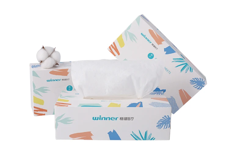Winner Oem 100% Coton Tissue Non Woven Eco Friendly Disposable Natural ...