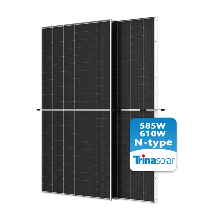 Topcon Trina N-type Bifacial Half-cell Solar Panels Home Use 585w-610w Pv Modules High Quality ...