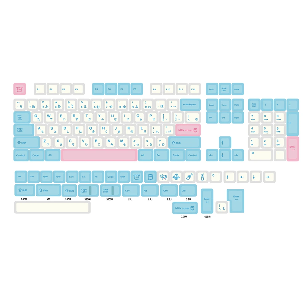 Custom Keyboard Letters - YMDK 68-104 Keycaps