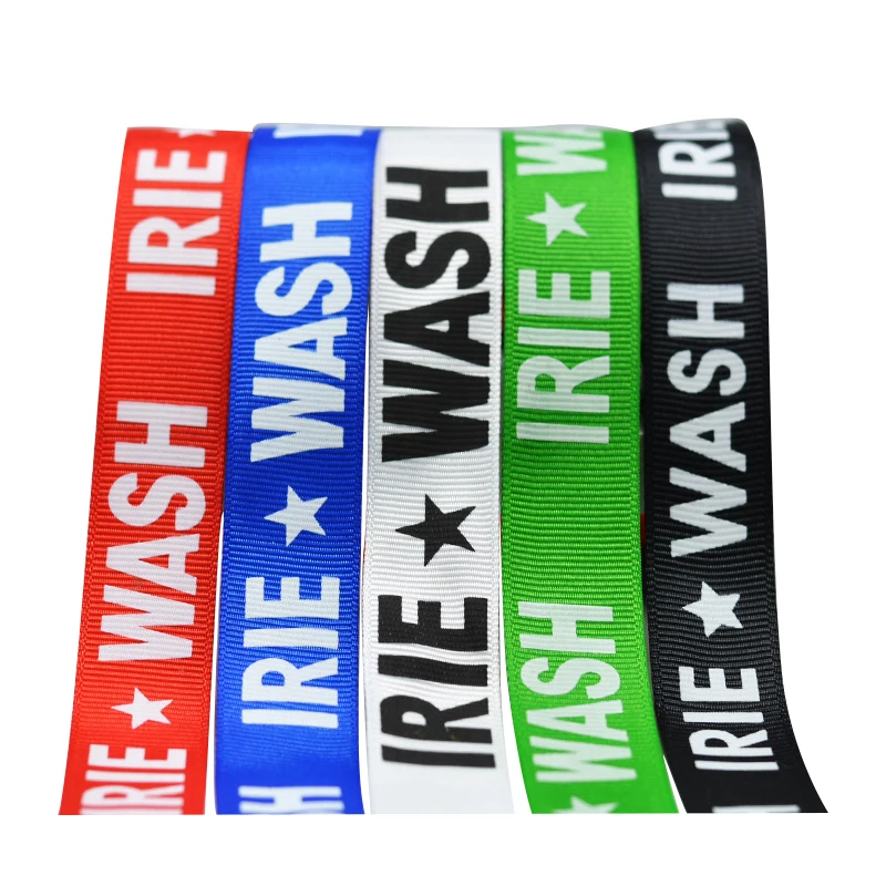 Custom Printed Webbing Strap Elastic Soft Nylon Polyester Garments Bags ...