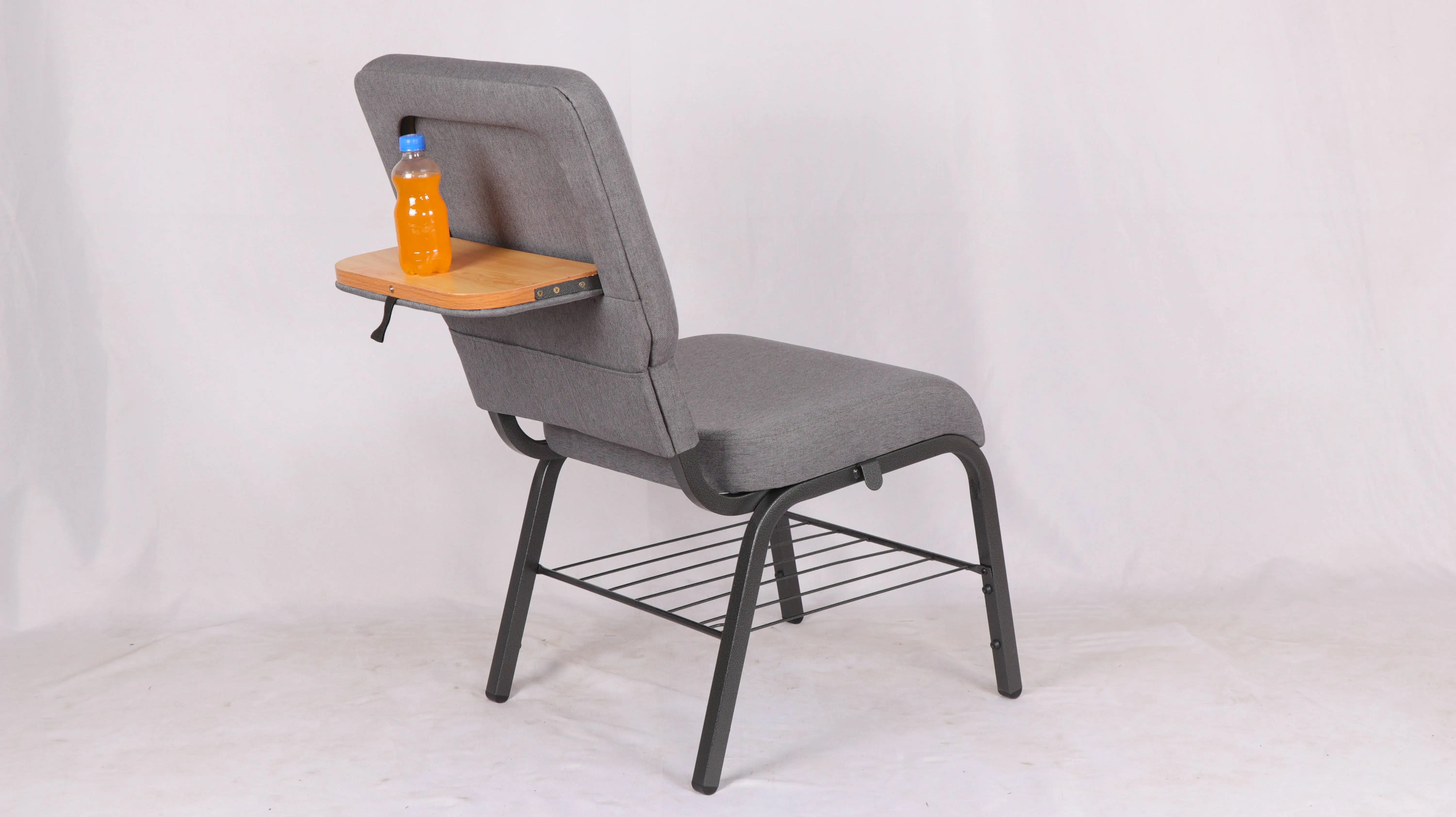 Royal Gray Interlocking Church Pulpit Chair with Writing Board ...