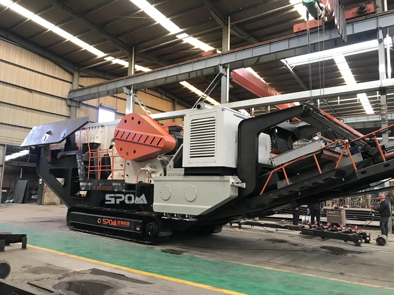 Complete Crawler Quarry Crushing Plants Mobile Stone Impact Crusher ...